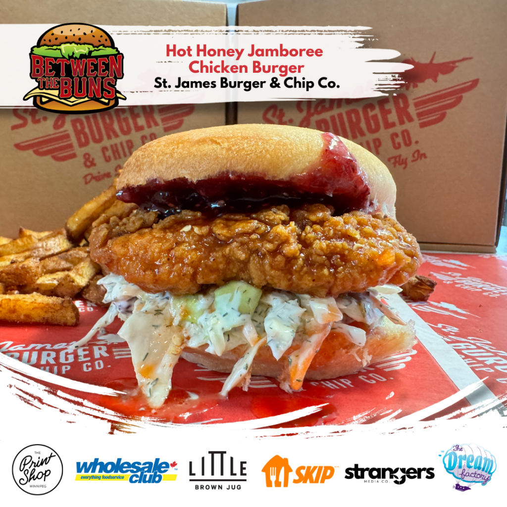Hot Honey Jamboree Chicken Burger → Between The Buns